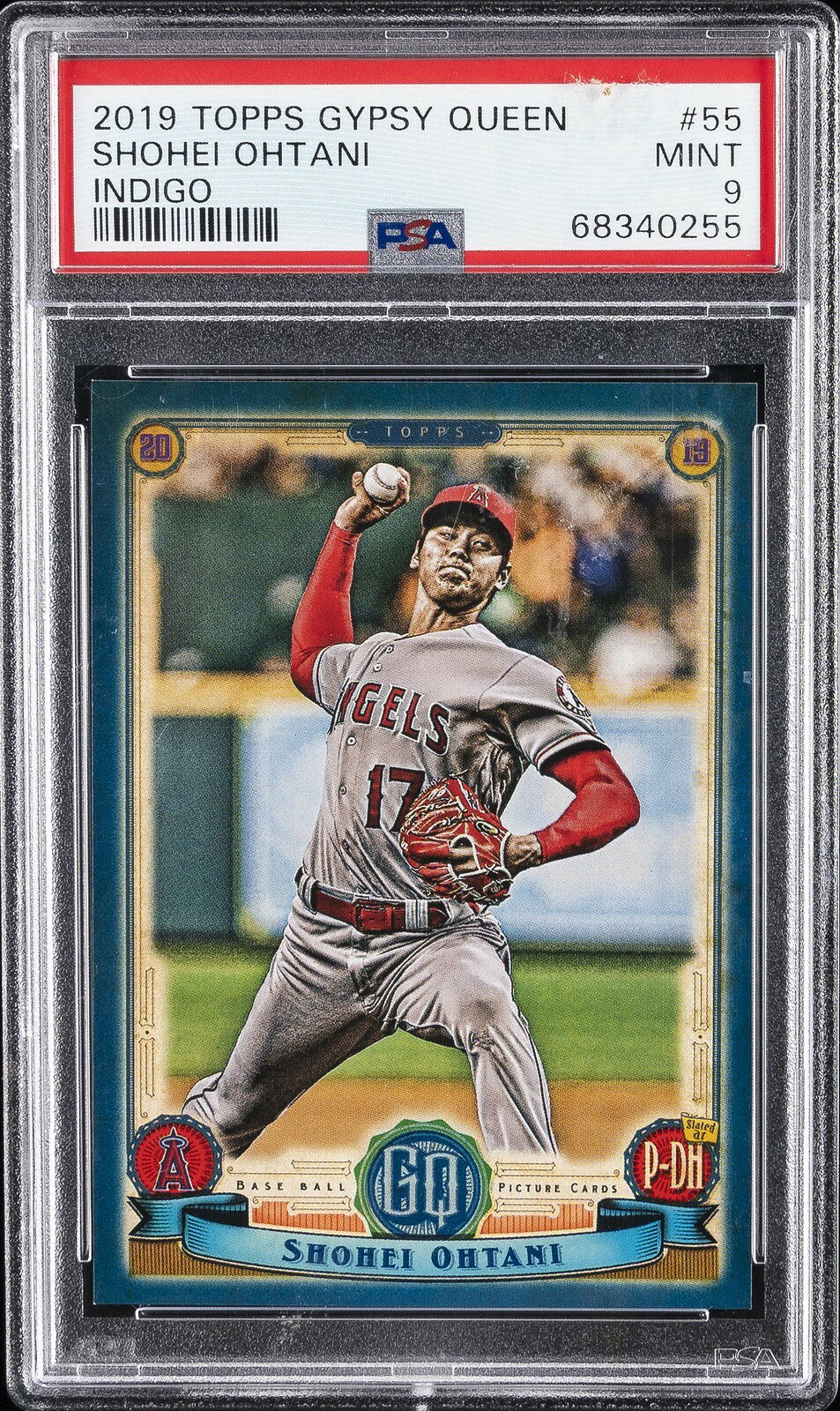 PRODUCT DETAILS MLB 2019 TOPPS GYPSY QUEEN 大谷翔平 INDIGO #55 56/250 PSA 9 鑑定済【中古】【商品情報】・鑑定機関：PSA・グレード：9・選手：大谷翔平 選手・年式・シリーズ...