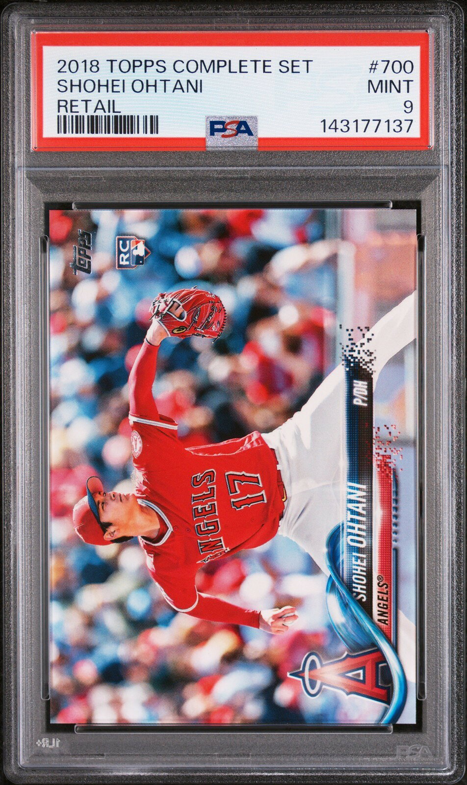 PRODUCT DETAILS MLB 2018 Topps Complete Set Retail 大谷翔平 ルーキー #700 PSA 9 鑑定済【中古】【商品情報】・鑑定機関：PSA・グレード：9・選手：大谷翔平選手・年式・シリーズ：...