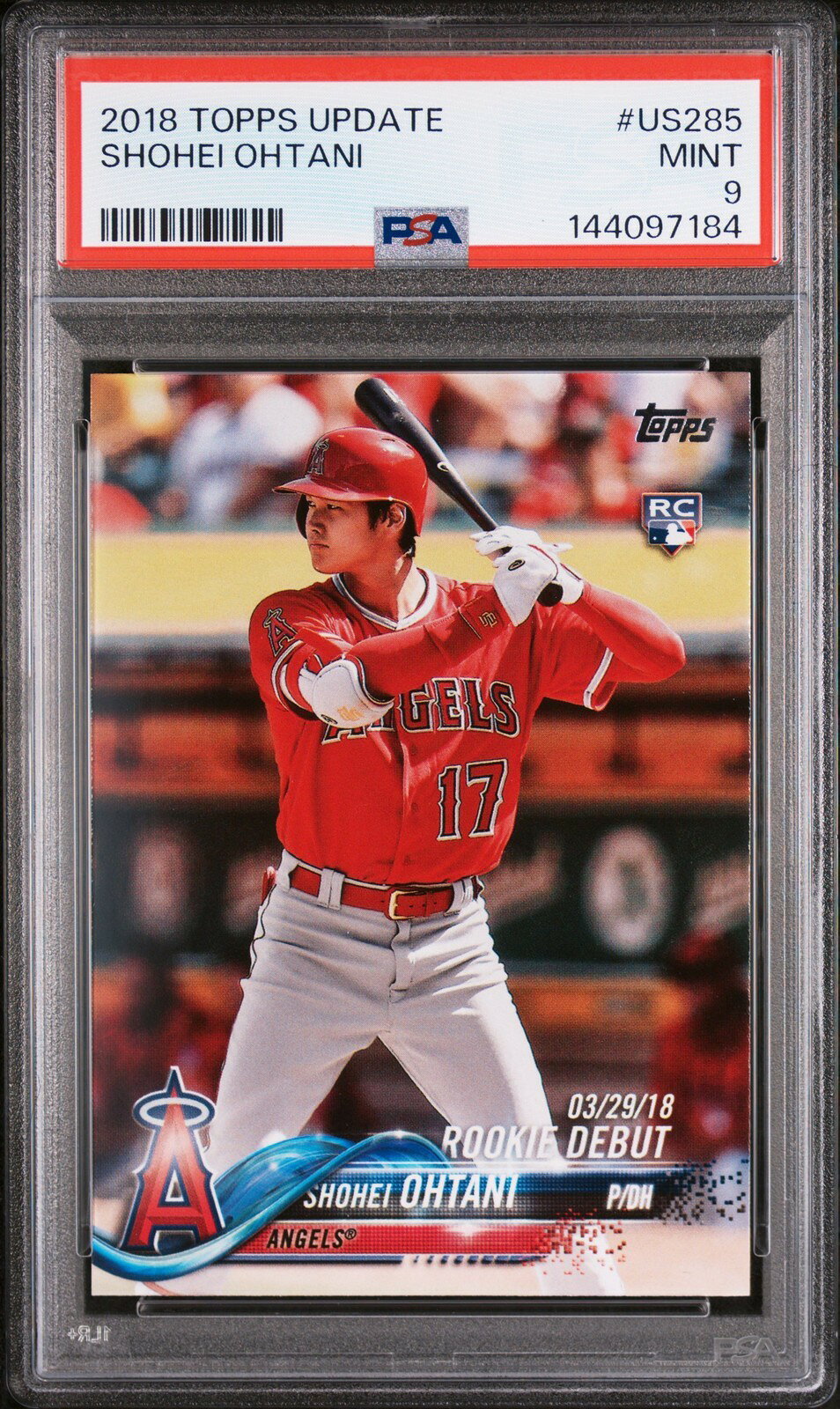 PRODUCT DETAILS MLB 2018 Topps Update 大谷翔平 ルーキー #US285 PSA9 鑑定済【中古】【商品情報】・鑑定機関：PSA・グレード：9・選手：大谷翔平 選手・年式・シリーズ：2018 Topps ...
