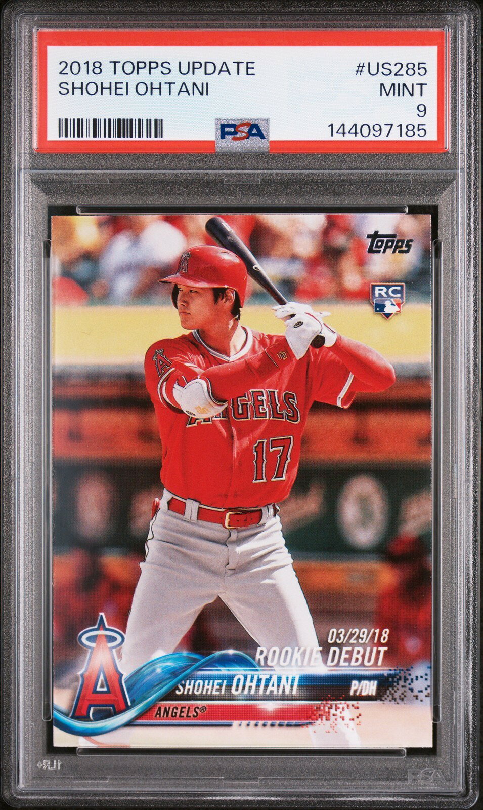 PRODUCT DETAILS MLB 2018 Topps Update 大谷翔平 #US285 PSA9 鑑定済【中古】【商品情報】・鑑定機関：PSA・グレード：9・選手：大谷翔平選手・年式・シリーズ：2018 Topps Update...
