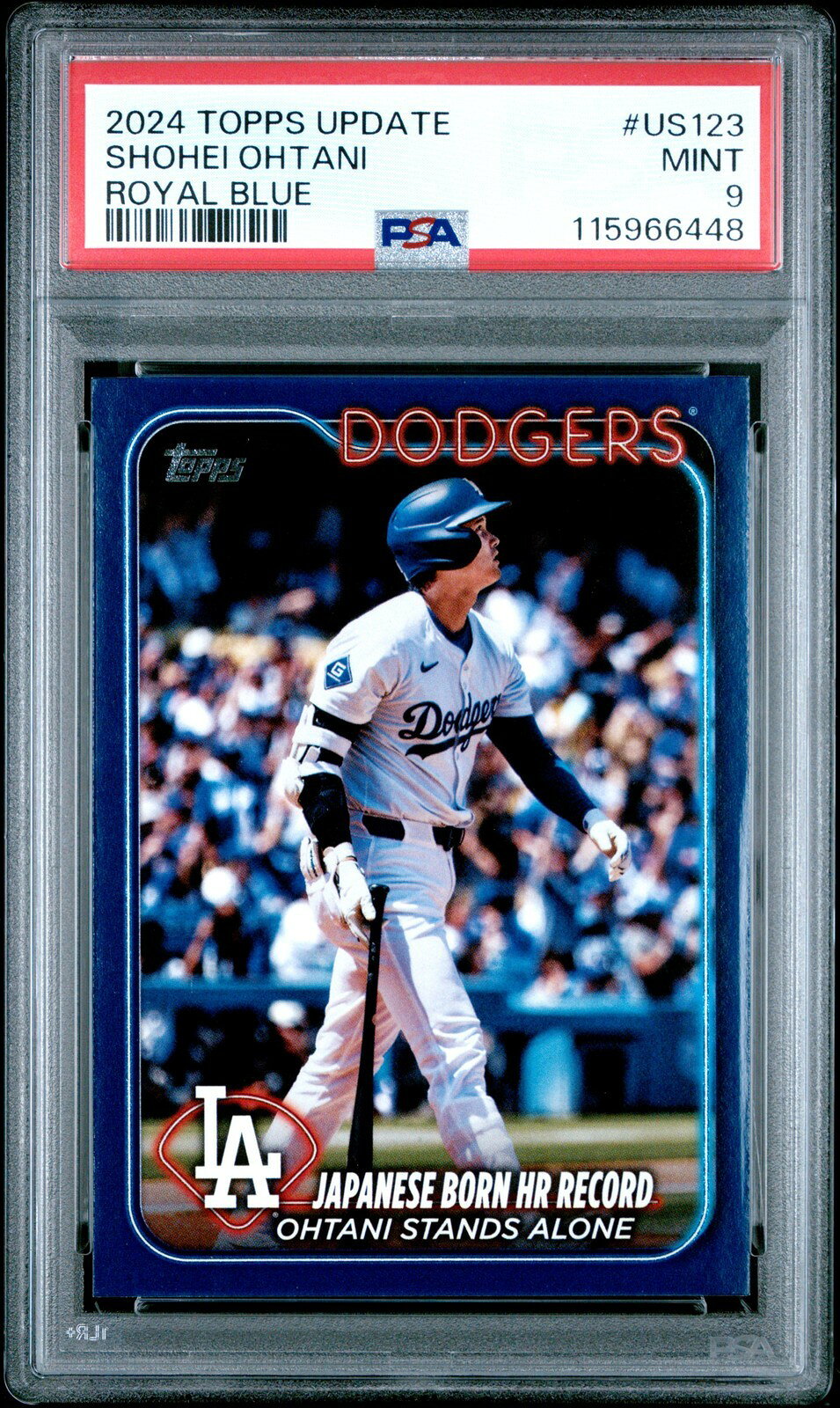 PRODUCT DETAILS MLB 2024 Topps Update 大谷翔平 Royal Blue #US123 PSA 9 鑑定済【中古】【商品情報】・鑑定機関：PSA・グレード：9・選手：大谷翔平 選手・年式・シリーズ：2024...