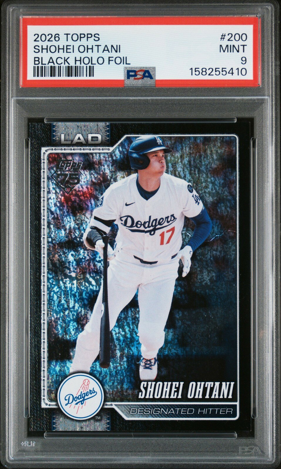 PRODUCT DETAILS MLB 2026 Topps 大谷翔平 Black Holo Foil #200 3/10 PSA 9 鑑定済【中古】【商品情報】・鑑定機関：PSA・グレード：9・選手：大谷翔平選手・年式・シリーズ：2026...
