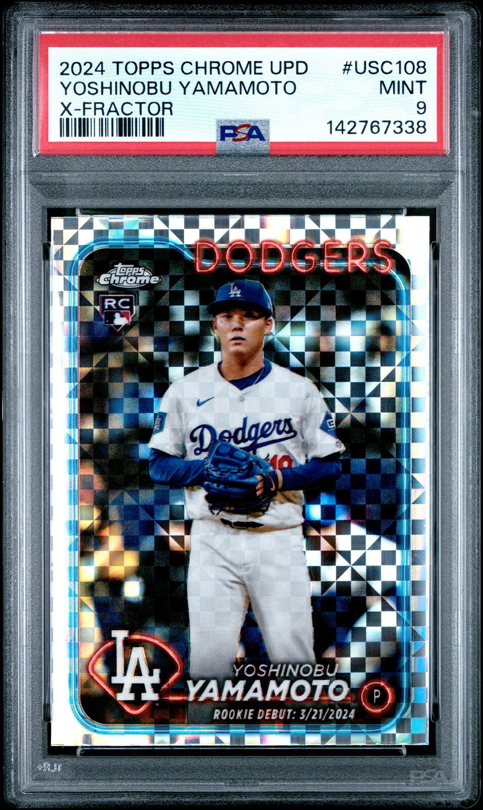 PRODUCT DETAILS MLB 2024 TOPPS CHROME UPDATE 山本由伸 X-FRACTOR #USC108 PSA 9 鑑定済【中古】【商品情報】・鑑定機関：PSA・グレード：9・選手：山本由伸選手・年式・シリー...