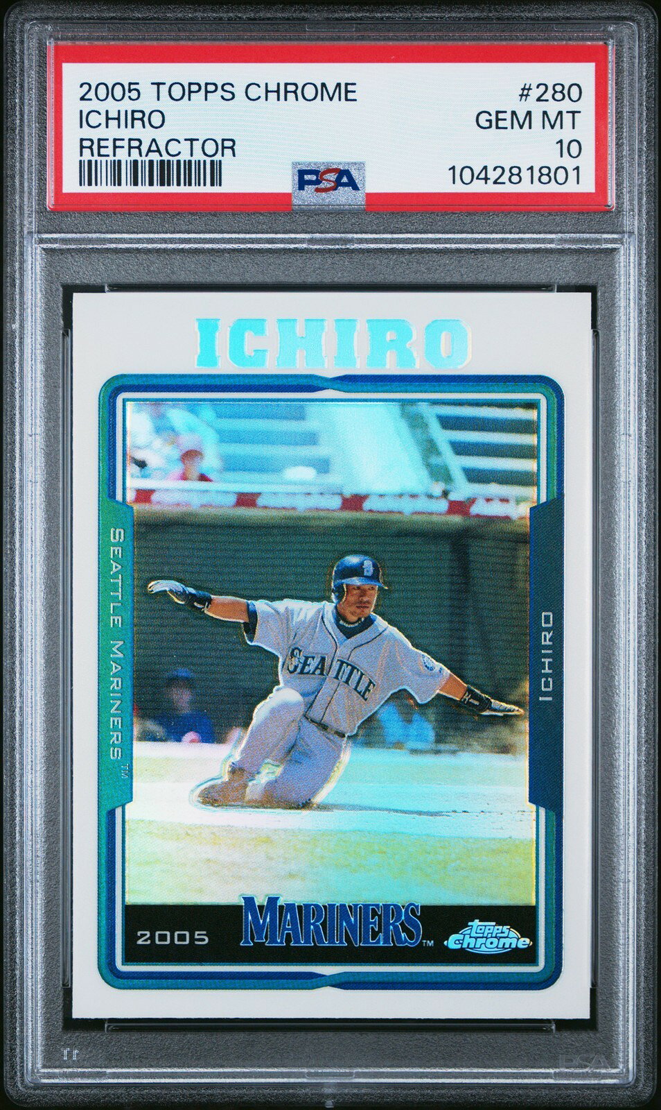 PRODUCT DETAILS MLB 2005 Topps Chrome イチロー リフラクター #280 PSA 10 鑑定済【中古】【商品情報】・鑑定機関：PSA・グレード：10・選手：イチロー選手・年式・シリーズ：2005 Topp...