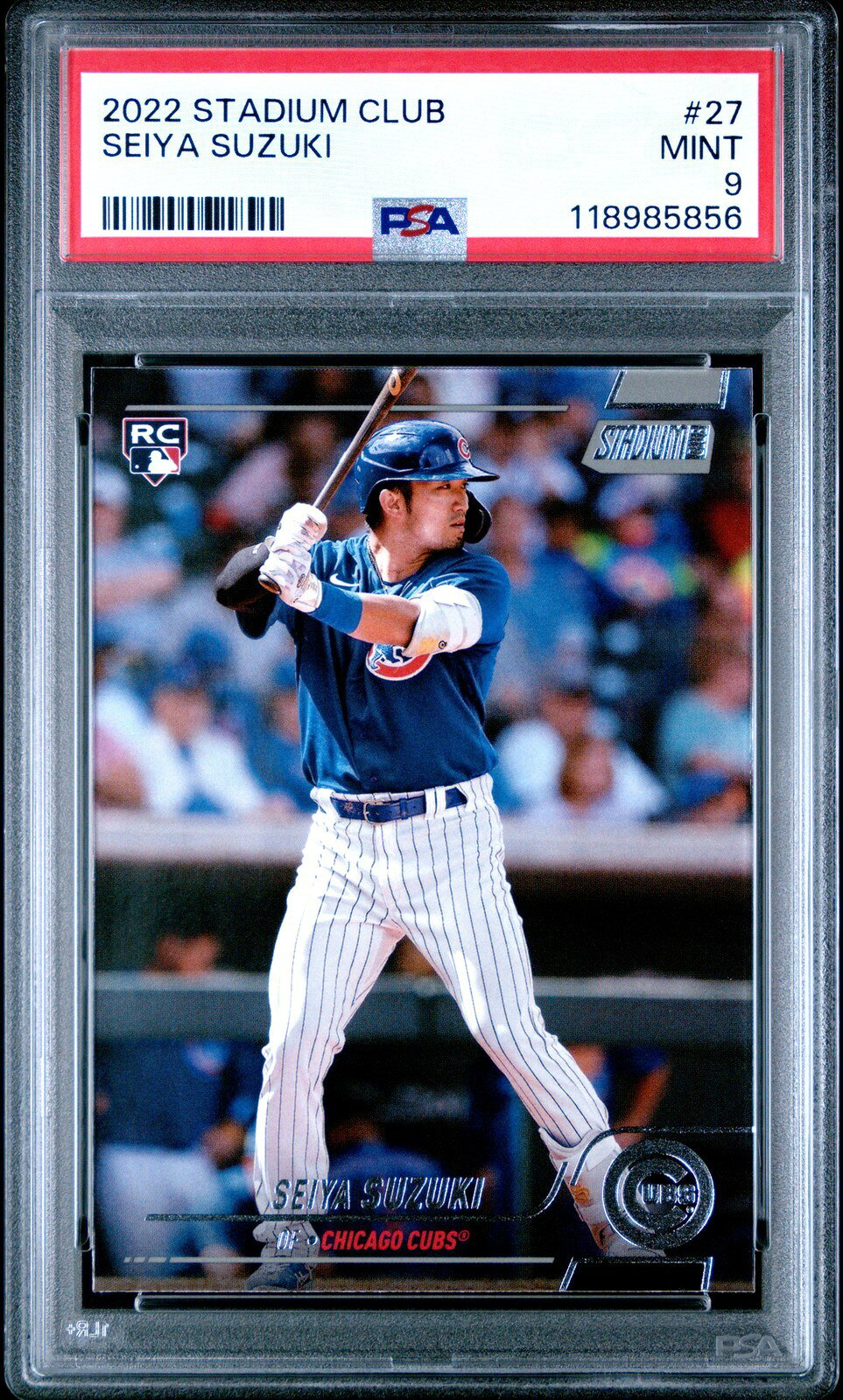 PRODUCT DETAILS MLB 2022 TOPPS STADIUM CLUB 鈴木誠也 ルーキー #27 PSA 9 鑑定済【中古】【商品情報】・鑑定機関：PSA・グレード：9・選手：鈴木誠也 選手・年式・シリーズ：2022 TO...