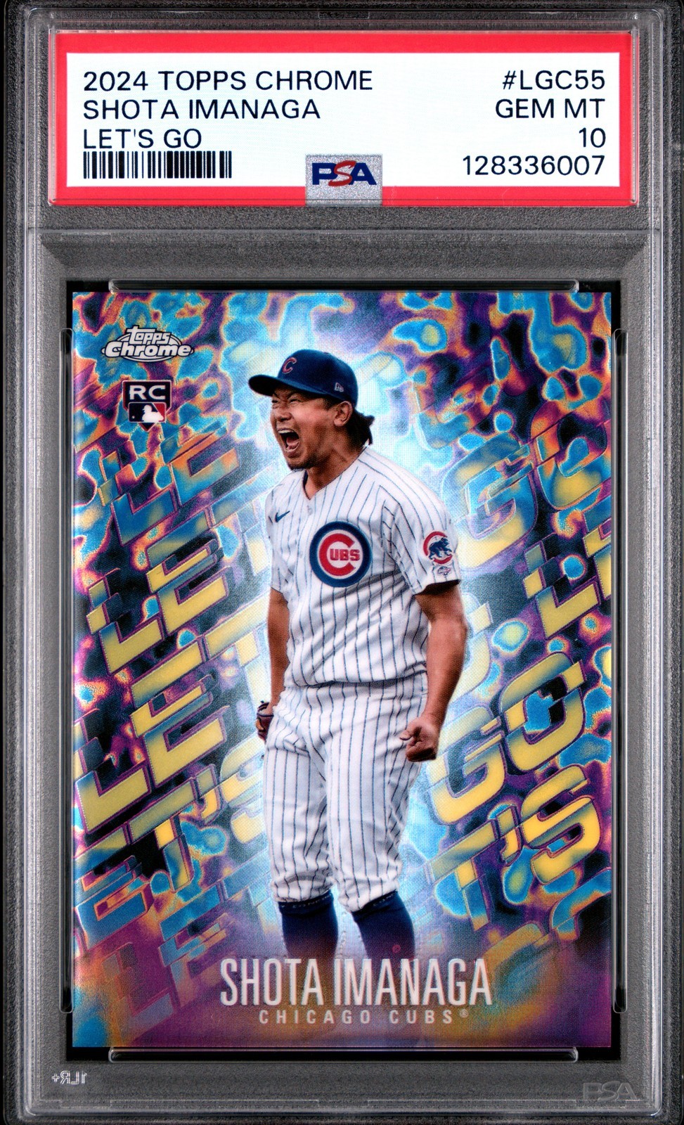 PRODUCT DETAILS MLB 2024 TOPPS CHROME LET'S GO UPDATE 今永昇太 #LGC55 PSA10 鑑定済【中古】【商品情報】・鑑定機関：PSA・グレード：10・選手：今永昇太選手・年式・シリーズ...