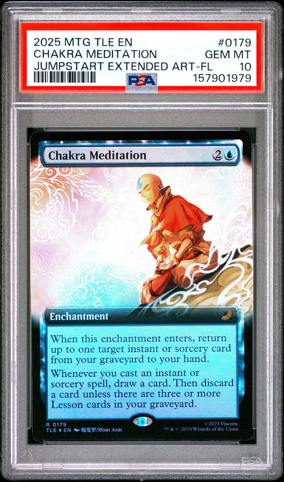 PRODUCT DETAILS 【商品情報】・鑑定機関：PSA・グレード：10・カード名（キャラクター）：CHAKRA MEDITATION・年式・シリーズ（セット名）：2025 AVATAR: THE LAST AIRBENDER ETE...