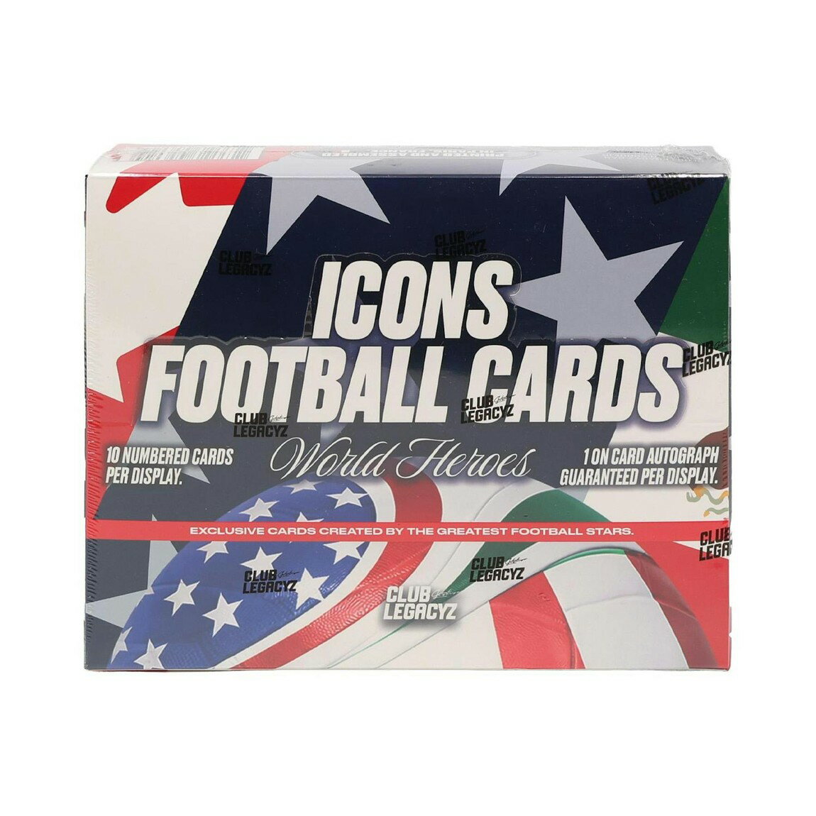 PRODUCT DETAILS 2026 Club Legacyz Icons World Heroes Soccer Fourth Edition Hobby Box【商品仕様】10パック/箱、1枚/パック、合計10枚【ボックス封入内容（...