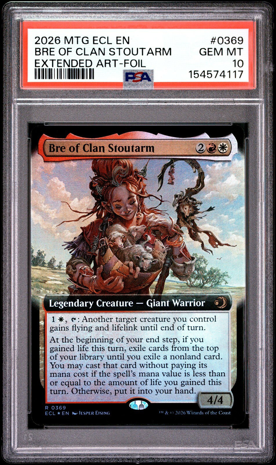 PRODUCT DETAILS 【商品情報】・鑑定機関: PSA・グレード: 10・カード名（キャラクター）: BRE OF CLAN STOUTARM・年式・シリーズ（セット名）: 2026 Lorwyn Eclipsed・カード番号: ...