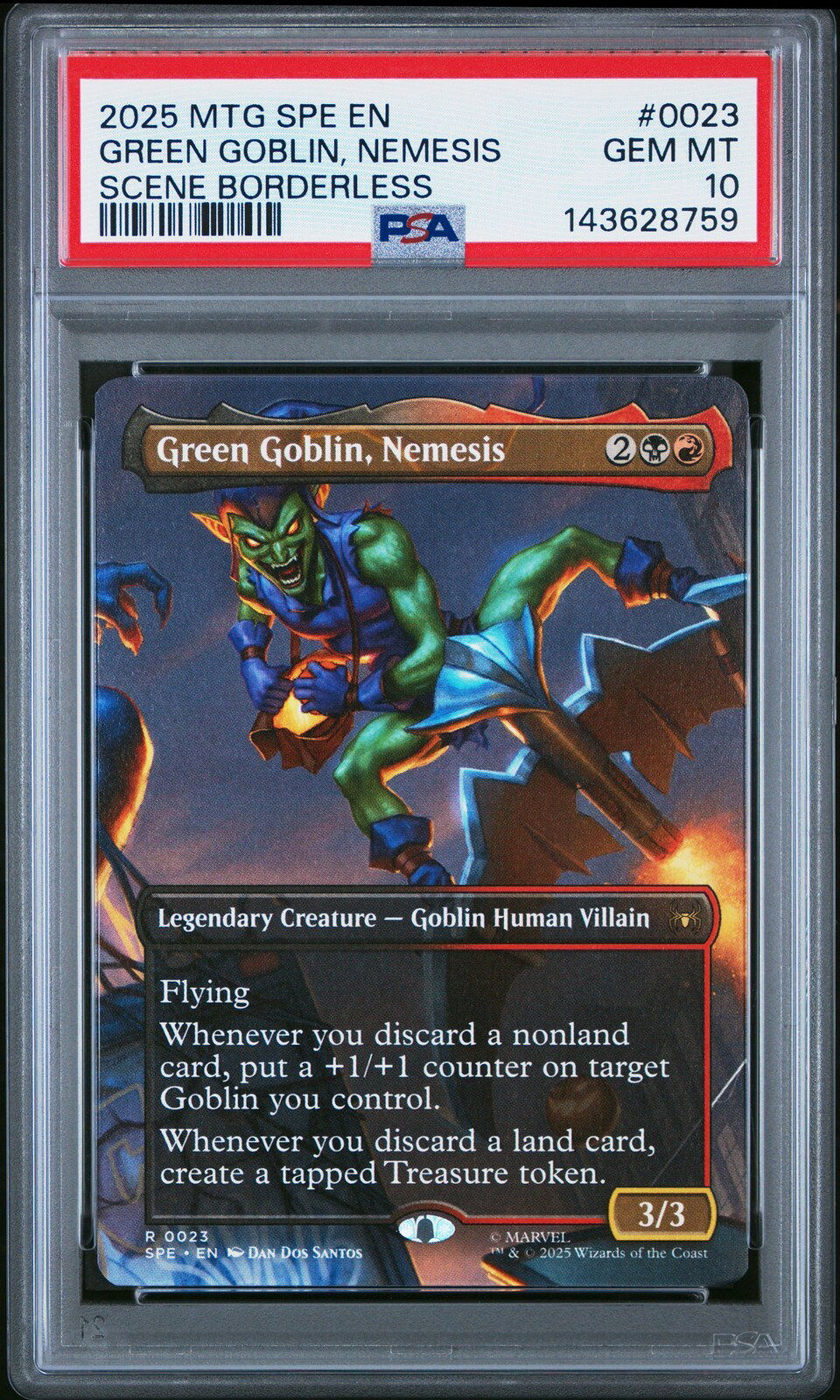 PRODUCT DETAILS 【商品情報】・鑑定機関: PSA・グレード: 10・カード名（キャラクター）: GREEN GOBLIN, NEMESIS・年式・シリーズ（セット名）: 2025 MTG MARVEL'S SPIDER-MA...