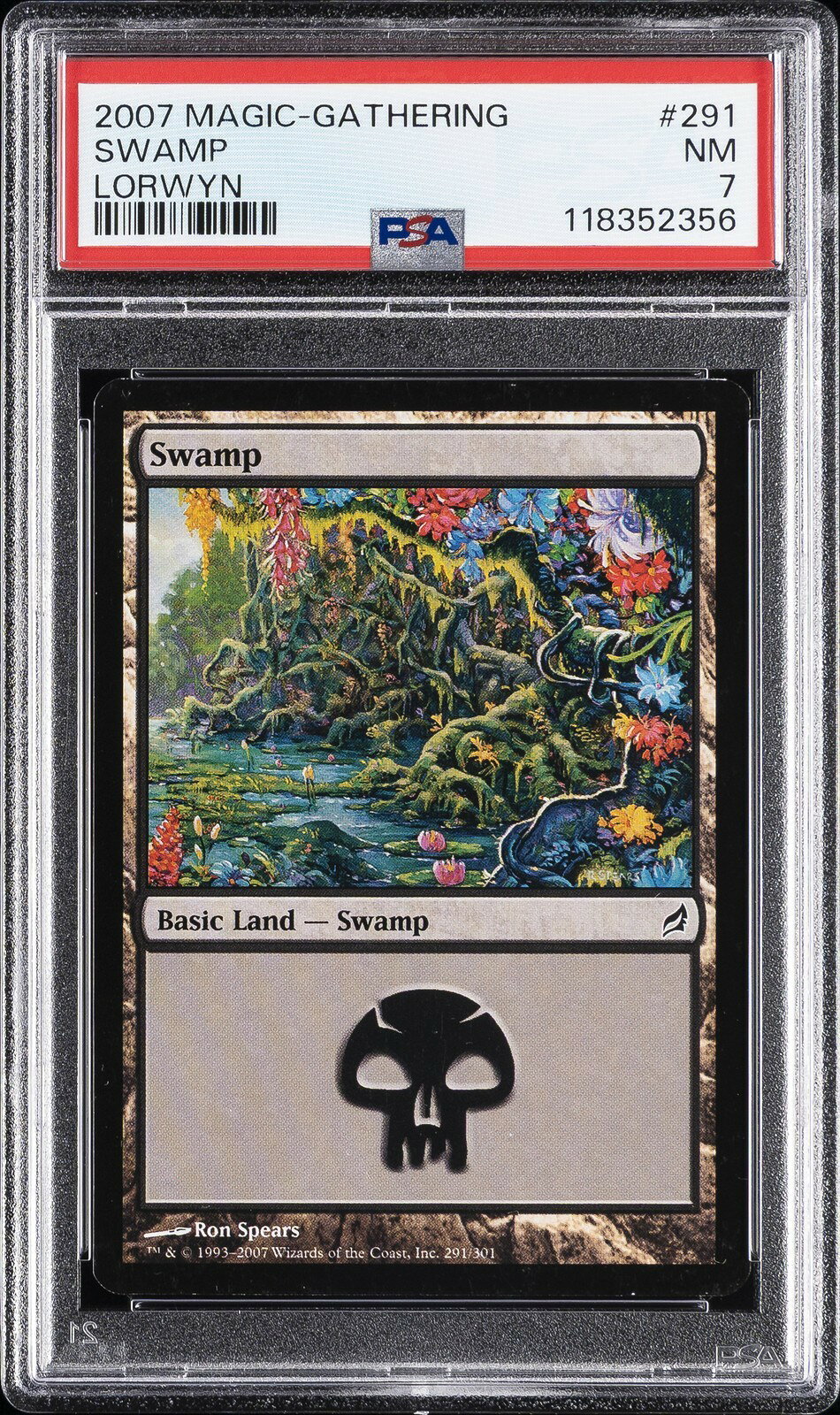 PRODUCT DETAILS 【商品情報】・鑑定機関:PSA・グレード:7・カード名（キャラクター）:SWAMP (スワンプ)・年式・シリーズ（セット名）:2007 Lorwyn (ローウィン)・カード番号:#291・種別:通常・シリアル...