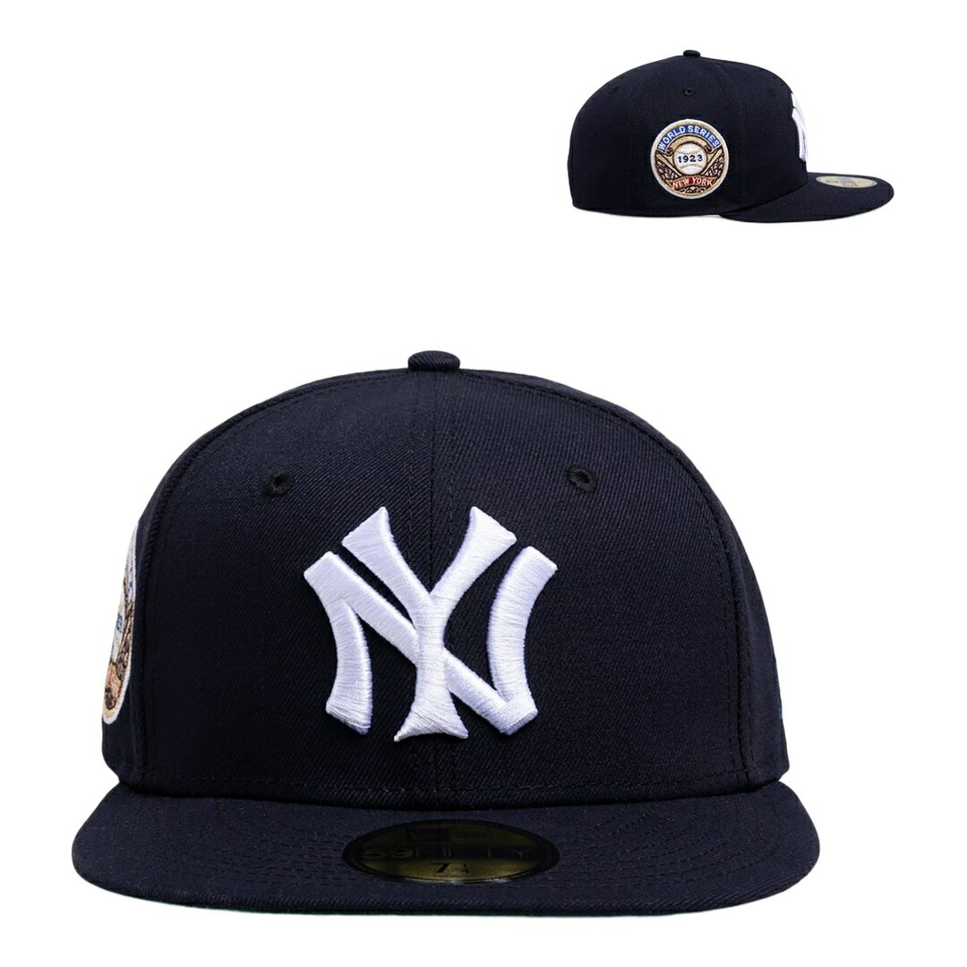 PRODUCT DETAILS New Era ニューヨーク・ヤンキース ワールドシリーズ 1923 59FIFTY フィッテッド キャップ ネイビー MLB 帽子【商品仕様】・ ブランド：New Era・ チーム：ニューヨーク・ヤンキース...