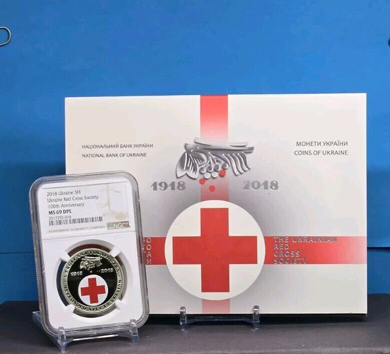 PRODUCT DETAILS 【商品情報】・鑑定機関: NGC・グレード: MS69 DPL・発行年・発行国: 2018年 ウクライナ・額面: 5フリヴニャ・テーマ・シリーズ: ウクライナ赤十字社創立100周年記念・素材・重量: 16.5...