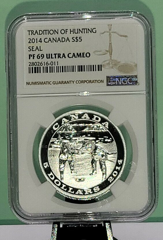 PRODUCT DETAILS 【商品情報】・鑑定機関:NGC・グレード:PF69 Ultra Cameo・発行年・発行国:2014年 カナダ・額面:5ドル・テーマ・シリーズ:トラディション・オブ・ハンティング・素材・重量:銀貨 23.17...