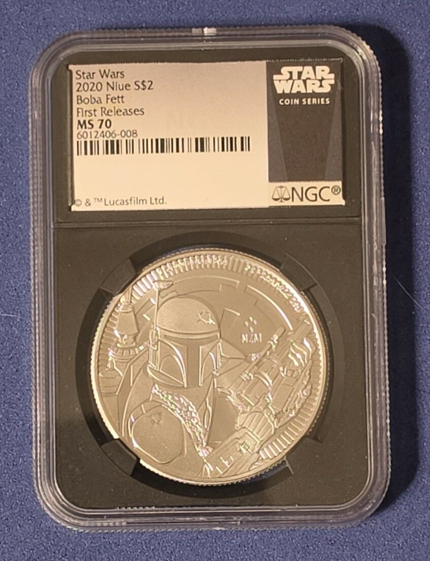 PRODUCT DETAILS 【商品情報】・鑑定機関:NGC・グレード:MS70 FR・発行年・発行国:2020年 ニウエ・額面:2ドル・テーマ・シリーズ:スター・ウォーズ ボバ・フェット マンダロリアン・素材・重量:銀貨・鑑定番号:-【...