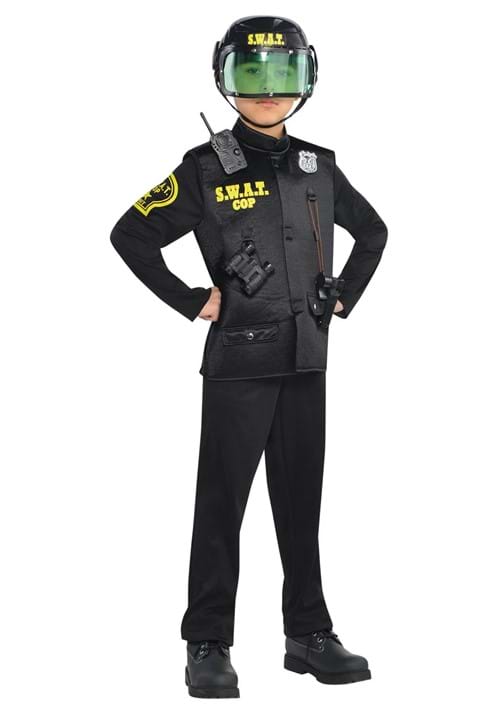 商品詳細 商品説明 【商品内容】ジャケットヘルメット懐中電灯（おもちゃ）携帯電話（おもちゃ）双眼鏡（おもちゃ）ホイッスル【素材】ポリエステル100%、プラスチック製小道具【特徴】SWATジャケットには文字がプリントされ、前面中央にマジックテ...