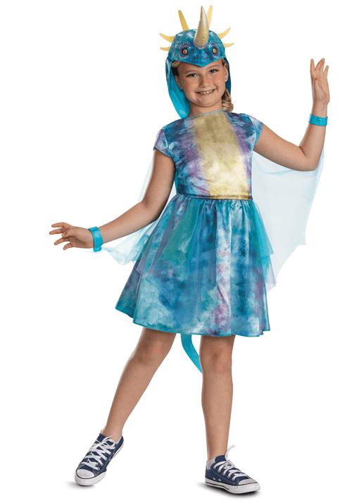 商品詳細 商品説明 【商品内容】ドレス取り外し可能なフード付きケープ【素材】ポリエステル繊維【特徴】ストームフライの特徴的な青と黄色のカラーリングを再現ドレス全体にドラゴンの鱗や細部を模した昇華プリントグラフィック背中中央にマジックテープ仕...