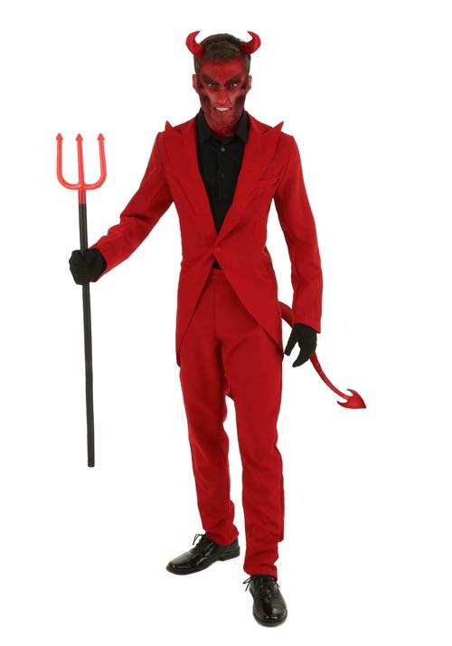 商品詳細 商品説明 【商品内容】燕尾服ジャケットパンツ角付きヘッドバンド【素材】100%ポリエステル ポプリン生地【特徴】燕尾服ジャケットは前面に装飾ボタン付き、面ファスナーで開閉ジャケット背面にサテン地のテール付きパンツは後ろウエストがゴ...