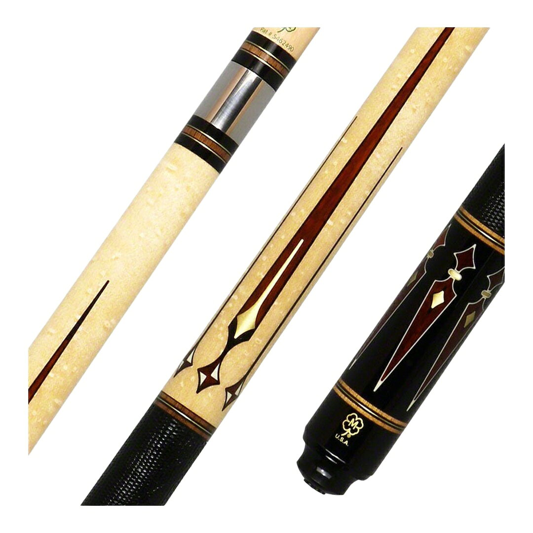 PRODUCT DETAILS McDermott G Series プレーキュー バーズアイメープル スネークウッド リザード型押しレザーラップ i-2シャフト 3/8-10山 ビリヤードキュー【商品仕様】・ 種別：プレーキュー・ シャフ...
