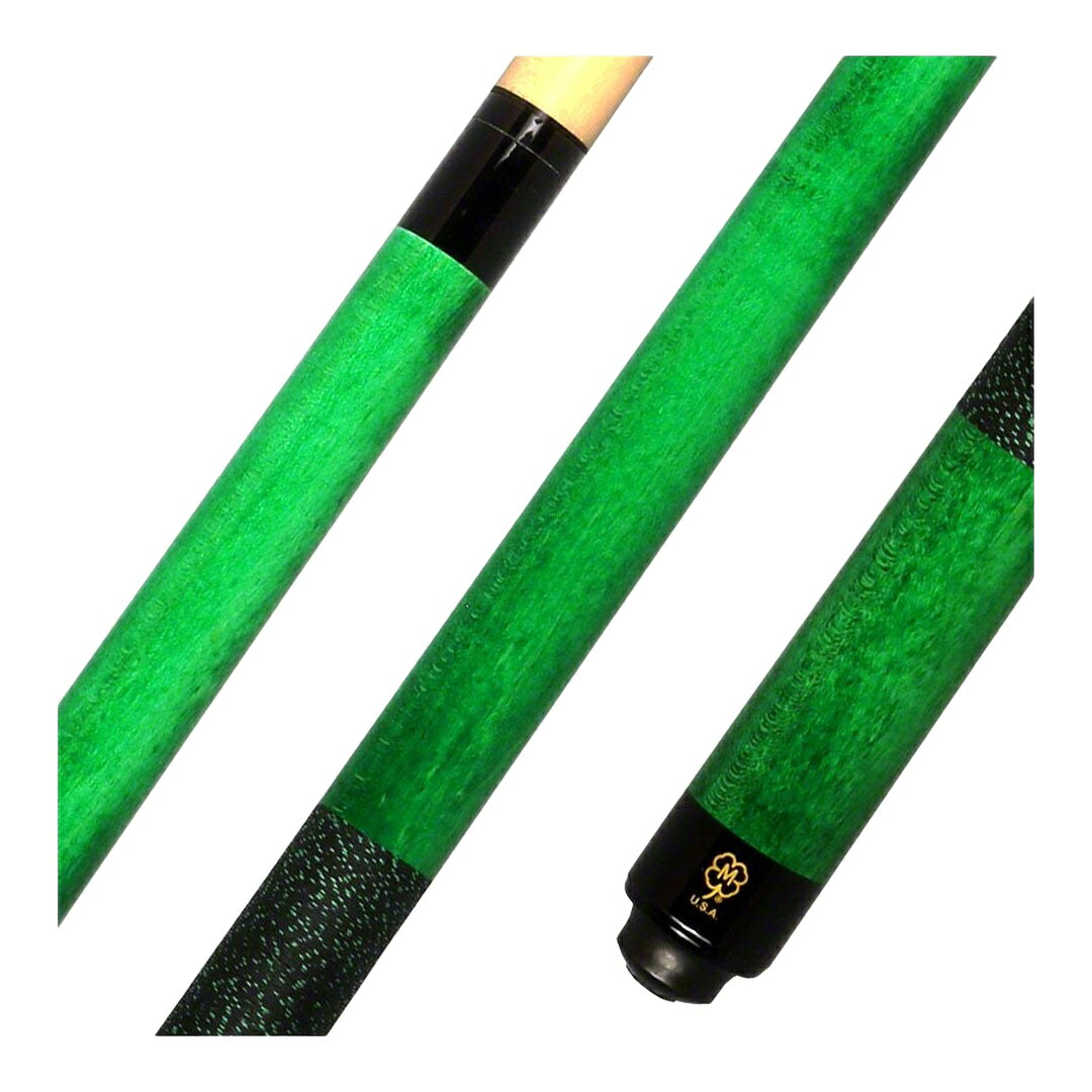 PRODUCT DETAILS McDermott GS Series Emerald Green プレーキュー ミシガンメープル ハードメープルシャフト 3/8-10山 アイリッシュリネンラップ【商品仕様】・ 種別：プレーキュー・ シャフ...