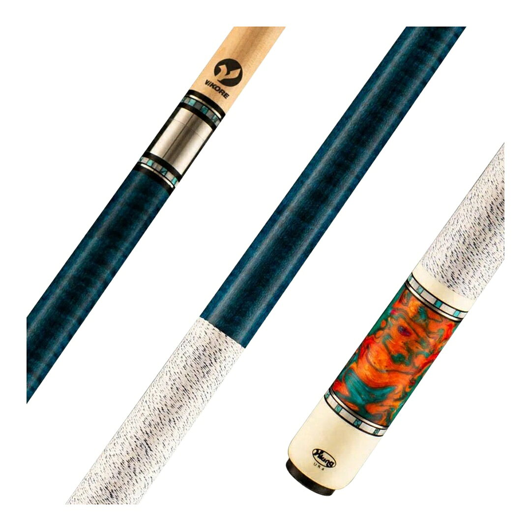 PRODUCT DETAILS Viking Twilight Series Teal-Stained Birdseye Maple プレーキュー ViKOREシャフト アイリッシュリネンラップ 5/16クイックリリースジョイント【商品仕様...