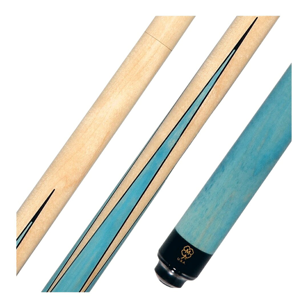 PRODUCT DETAILS McDermott Sneaky Pete Series Sky Blue プレーキュー ミシガンメープル ノーラップ 3/8x10ジョイント【商品仕様】・ 種別：プレーキュー・ シャフト：ハードロックメープ...