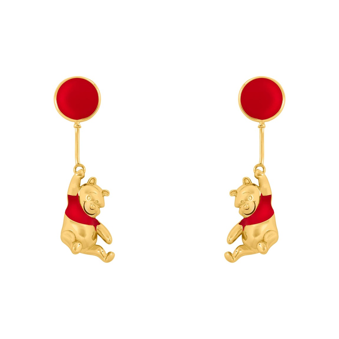 PRODUCT DETAILS ディズニー くまのプーさん ピアス アクセサリー 風船 レッド ゴールド【商品仕様】・ アイテム種別：ピアス・ キャラクター：くまのプーさん・ 素材：真鍮・ カラー：レッド、ゴールド・ サイズ：ワンサイズ【特...