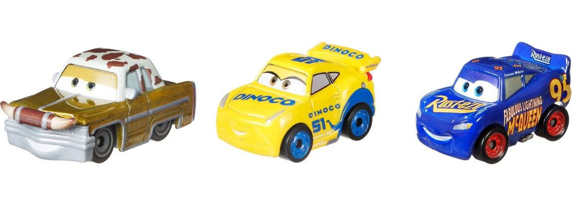 PRODUCT DETAILS ディズニー ピクサー カーズ ミニカー フィギュア 3台セット ウィリーズ・ビュート レース【商品仕様】・ アイテム種別：ミニカー/フィギュアセット・ シリーズ：ミニ・レーサーズ・ 内容量：3台入り・ キャラ...