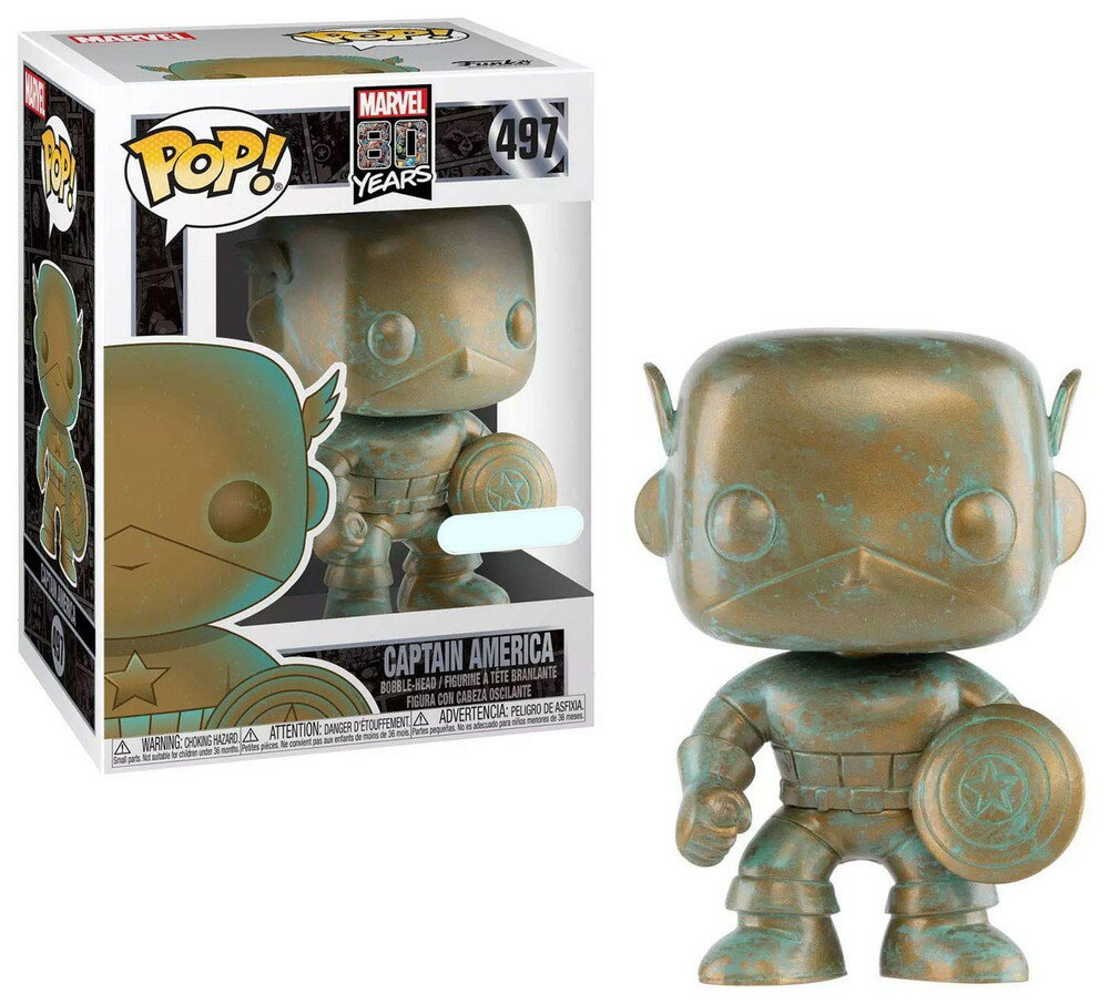 商品説明 主な機能・マーベル80周年記念コレクションのキャプテン・アメリカのフィギュア・高さ約9.5cm（3.75インチ）のPOP!スタイルデザイン・コレクターアイテムとして最適スペック・素材：ビニール製・サイズ：高さ約9.5cm・対象年齢...