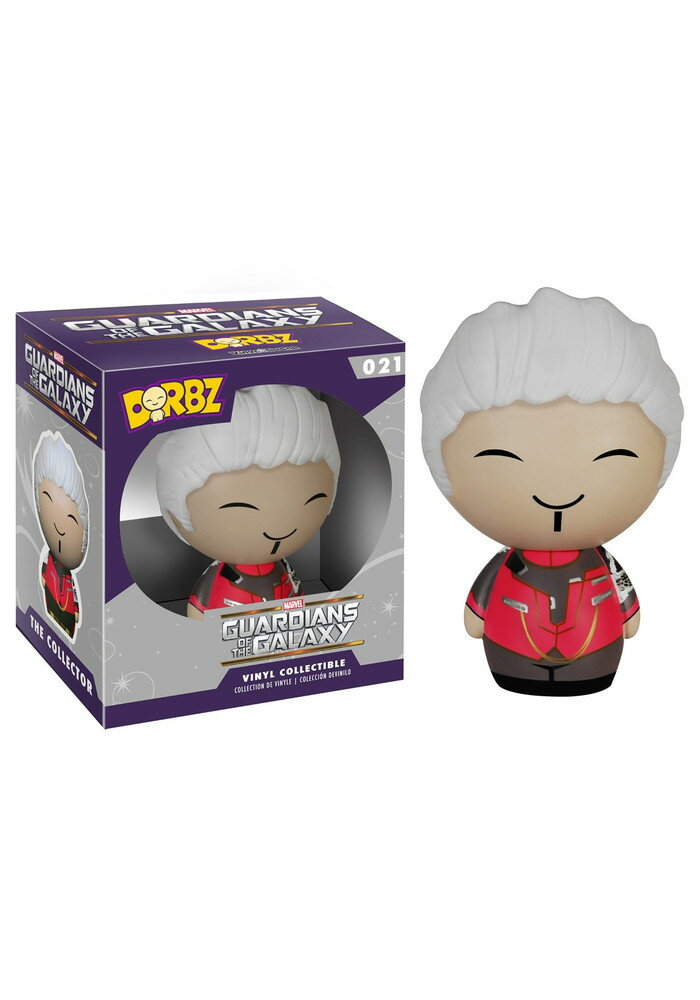 商品説明 主な機能・マーベル映画「ガーディアンズ・オブ・ギャラクシー」に登場するコレクター(The Collector)のDorbzビニールフィギュア・高さ約7.6cm(3インチ)・両面ウィンドウ表示ボックス入りスペック・Funko社製Do...
