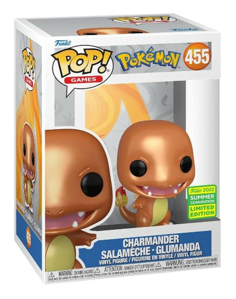 商品説明 主な機能・ポケモンのヒトカゲをメタリック仕様で再現したFunko Pop!フィギュア・2022年サンディエゴ・コミコン(SDCC)共有限定版・共有限定ステッカー付きスペック・高さ約9.5cm(3.75インチ)のビニール製フィギュア...