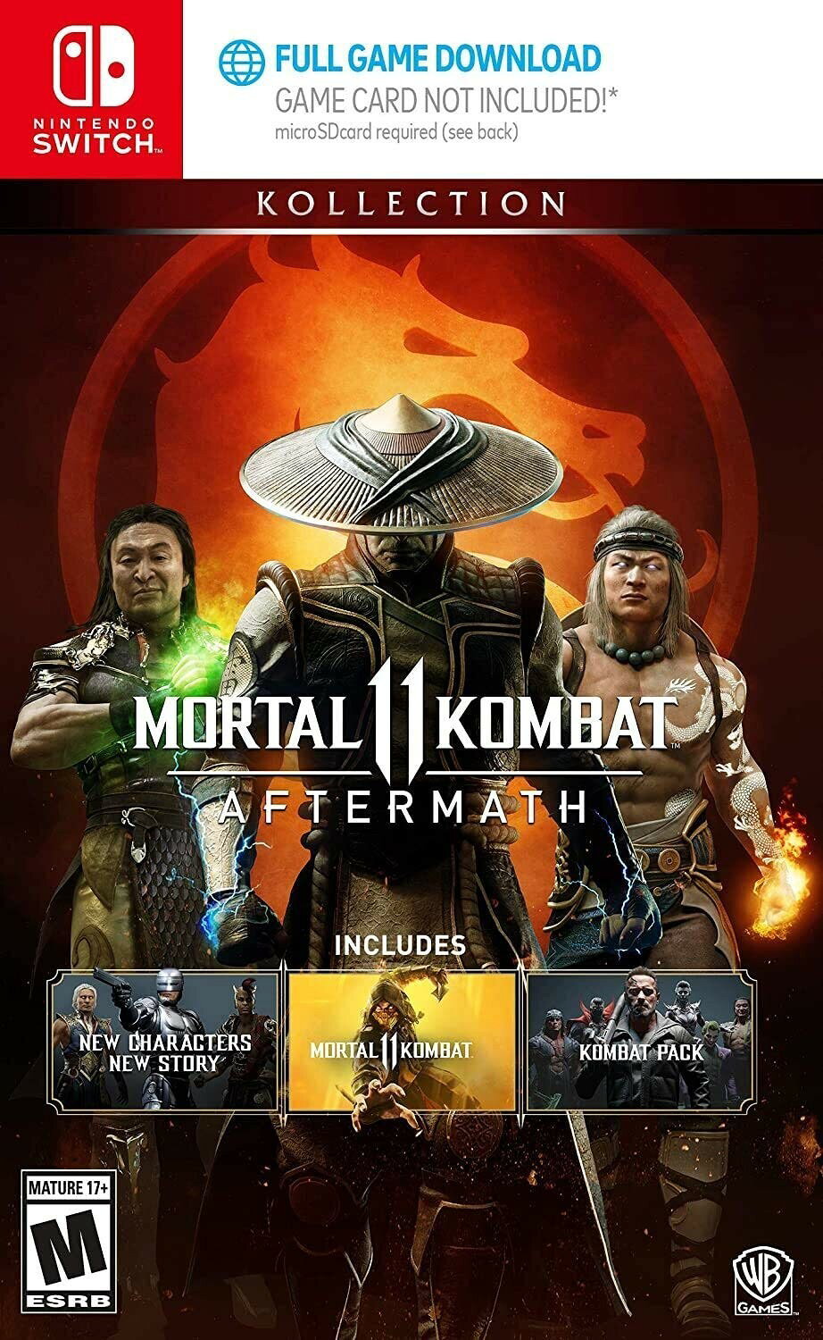 PRODUCT DETAILS 【商品情報】・商品名：Mortal KOMBAT 11: Aftermath Kollection - Nintendo Switch・対応機種：ニンテンドースイッチ（Switch）・仕様：北米版（NTSC-...