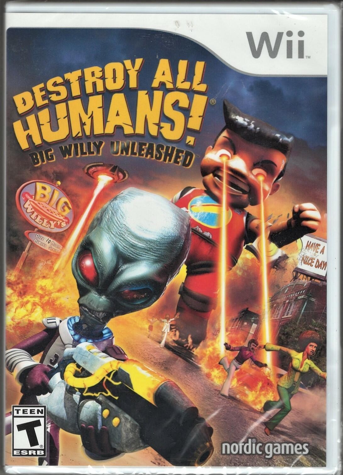 PRODUCT DETAILS 【商品情報】・商品名：Destroy All Humans: Big Willy Unleashed WII (Brand New Factory Sealed US Version・対応機種：Wii（Wii...