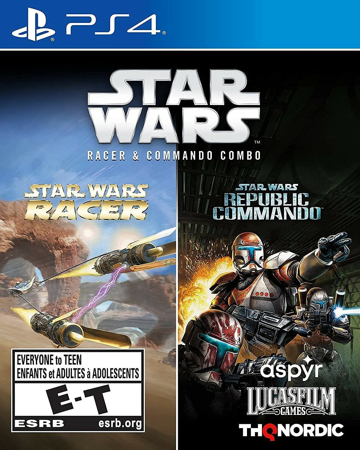 PRODUCT DETAILS 【商品情報】・商品名：Star Wars Racer and Commando Combo - PlayStation 4・対応機種：プレイステーション4（PS4）・仕様：北米版（NTSC-U/C）・言語：英...
