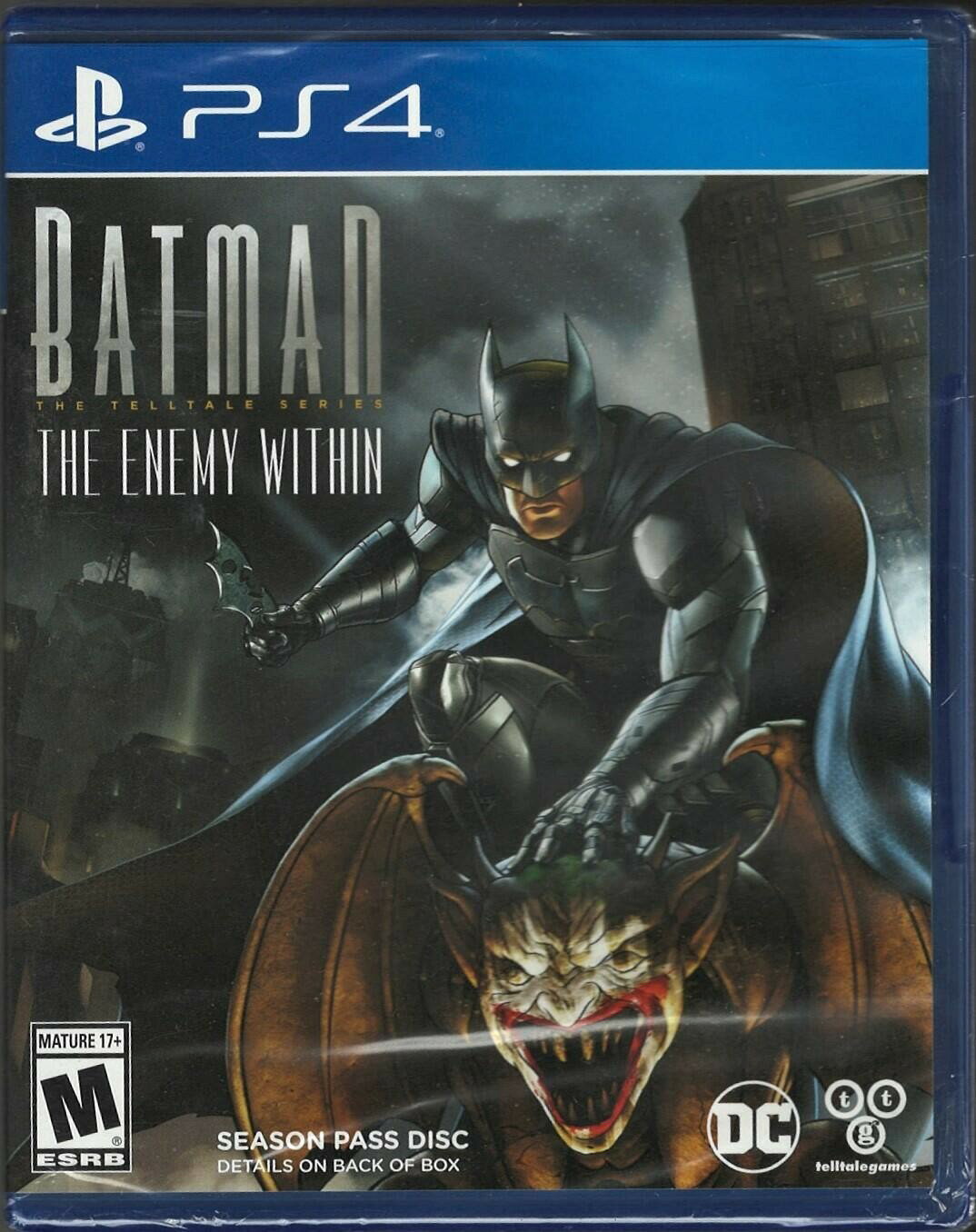 PRODUCT DETAILS 【商品情報】・商品名：Batman: The Enemy Within - PlayStation 4・対応機種：プレイステーション4（PS4）・仕様：北米版（NTSC-U/C）・言語：英語【コンディション】...