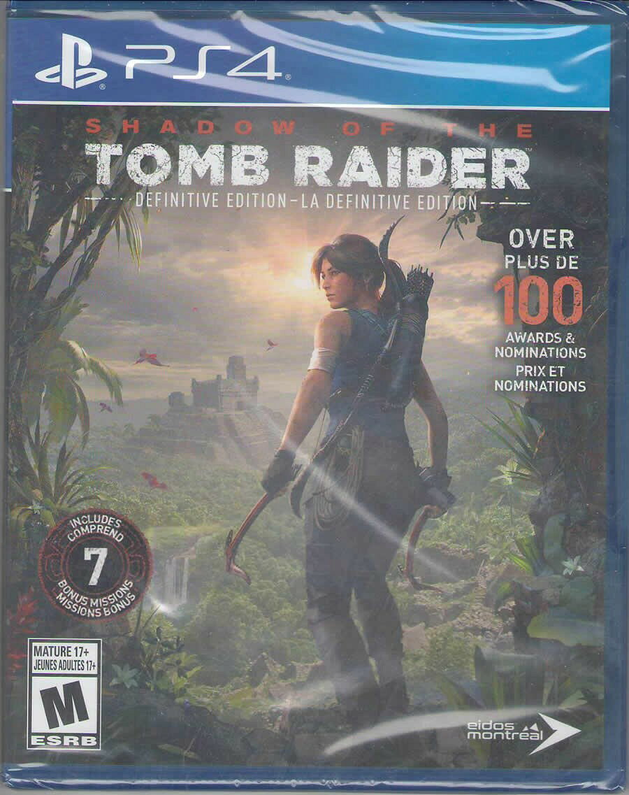 PRODUCT DETAILS 【商品情報】・商品名：Shadow of The Tomb Raider: Definitive Edition - PlayStation 4・対応機種：プレイステーション4（PS4）・仕様：北米版（NTS...