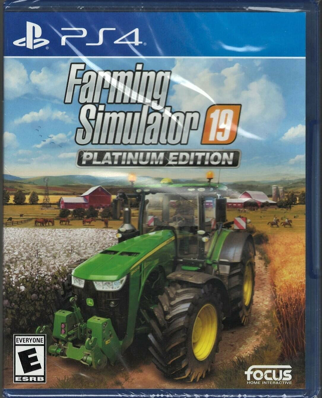 PRODUCT DETAILS 【商品情報】・商品名：Farming Simulator 19 Platinum Edition PS4 (Brand New Factory Sealed US Version)・対応機種：プレイステーショ...