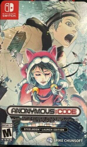 PRODUCT DETAILS 【商品情報】・商品名：ANONYMOUS;CODE SteelBook Launch Edition - Nintendo Switch・対応機種：ニンテンドースイッチ（Switch）・仕様：北米版（NTSC...