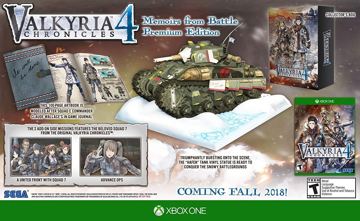 PRODUCT DETAILS 【商品情報】・商品名：Valkyria Chronicles 4: Memoirs From Battle Edition - Xbox One・対応機種：Xbox One／Xbox Series X・仕様：...