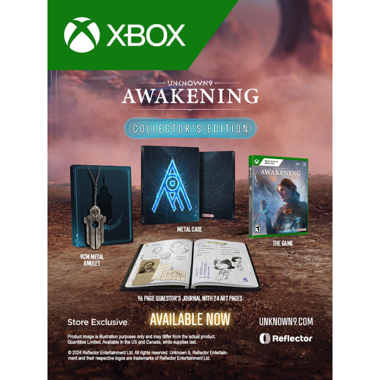 PRODUCT DETAILS 【商品情報】・商品名：Unknown 9: Awakening Xbox Series X/ one Collector's Edition・対応機種：Xbox One／Xbox Series X・仕様：北米...