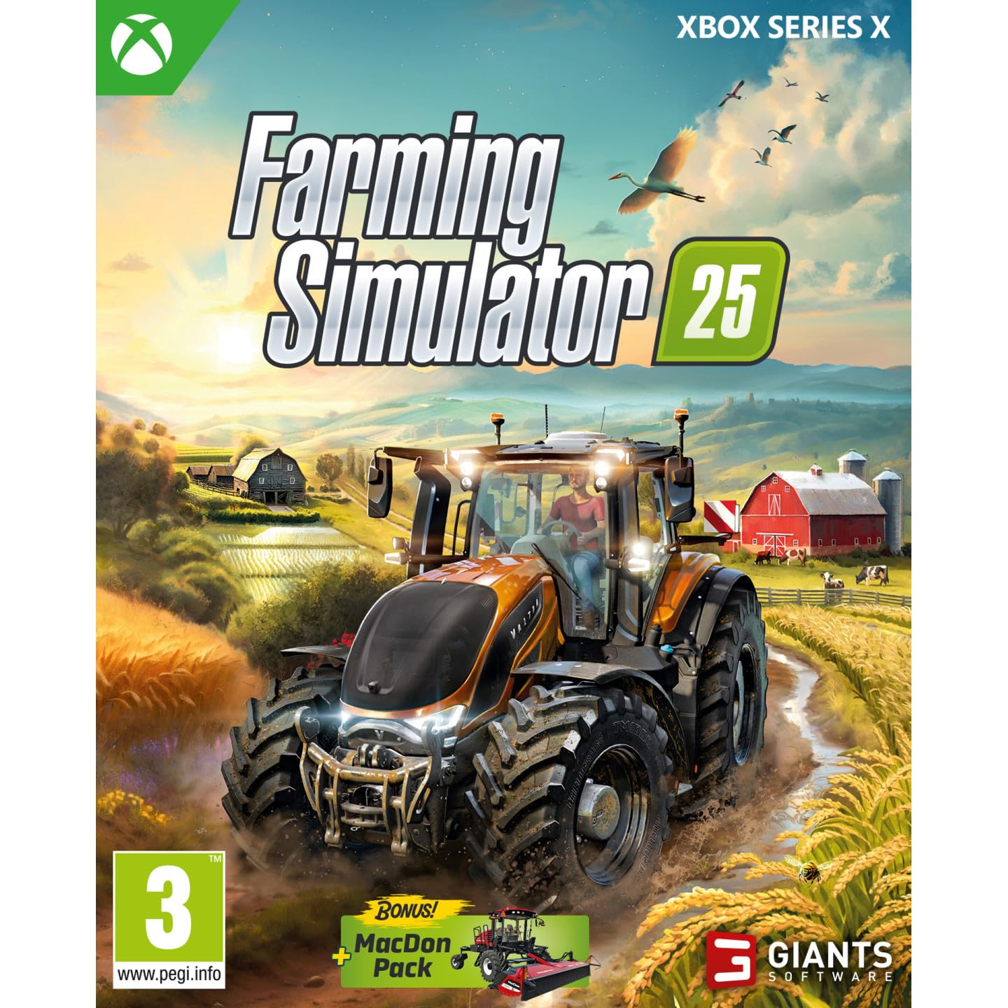 PRODUCT DETAILS 【商品情報】・商品名：Farming Simulator 25 /Xbox Series X・対応機種：Xbox Series X・仕様：北米版・言語：英語【コンディション】・新品・海外直輸入品です。・パッケ...