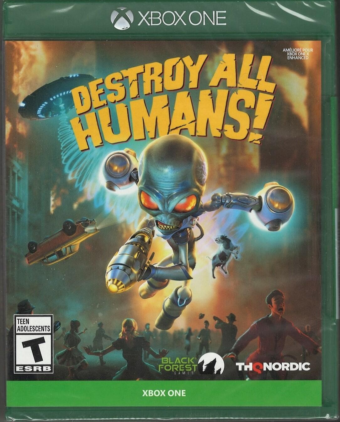 PRODUCT DETAILS 【商品情報】・商品名：Destroy All Humans! - Xbox One・対応機種：Xbox One（Xbox One）・仕様：北米版（NTSC-U/C）・言語：英語【コンディション】・新品未開封の...