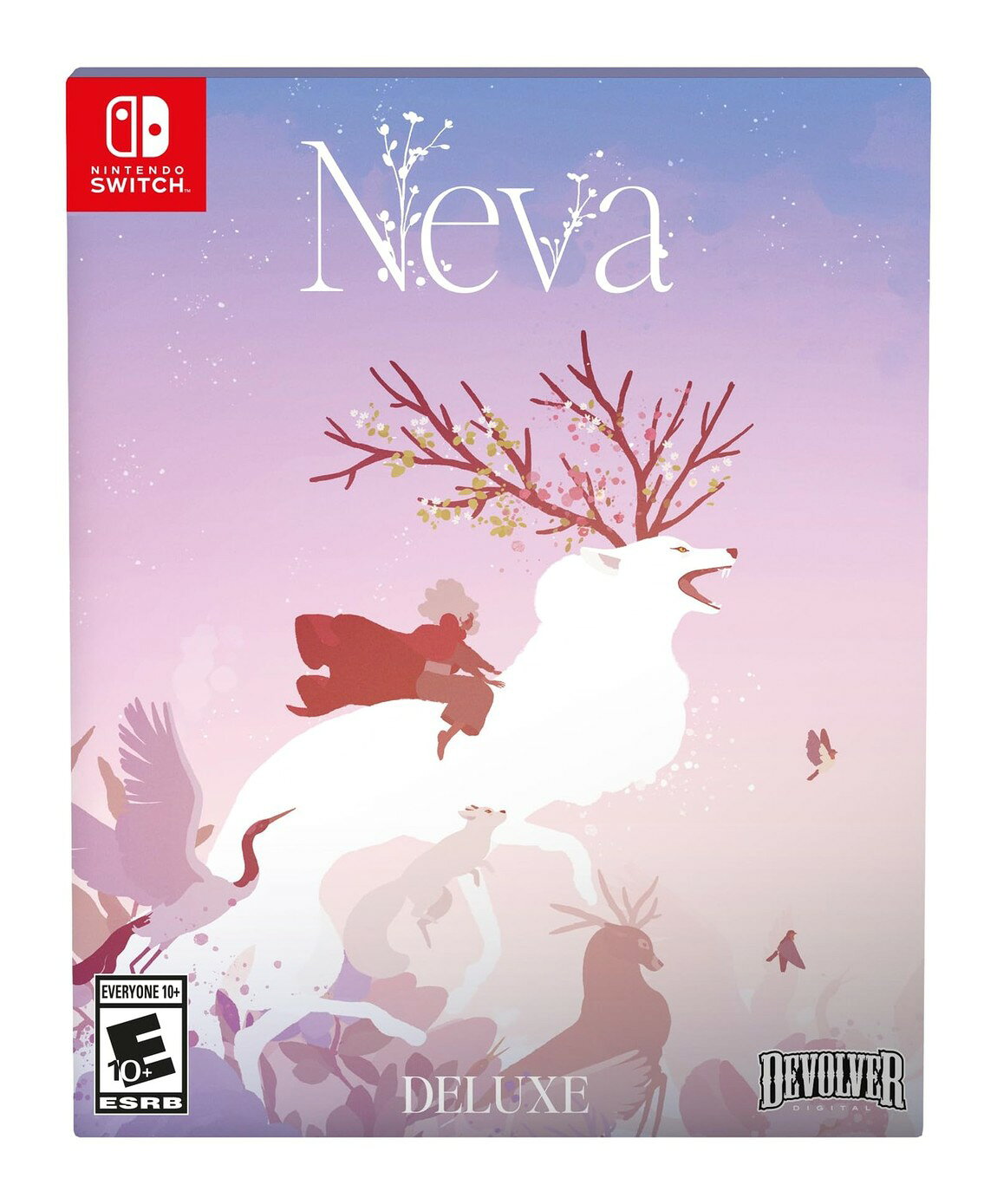 PRODUCT DETAILS 【商品情報】・商品名：Neva: Devolver Deluxe - Nintendo Switch・対応機種：ニンテンドースイッチ（Switch）・仕様：北米版（NTSC-U/C）・言語：英語【コンディショ...