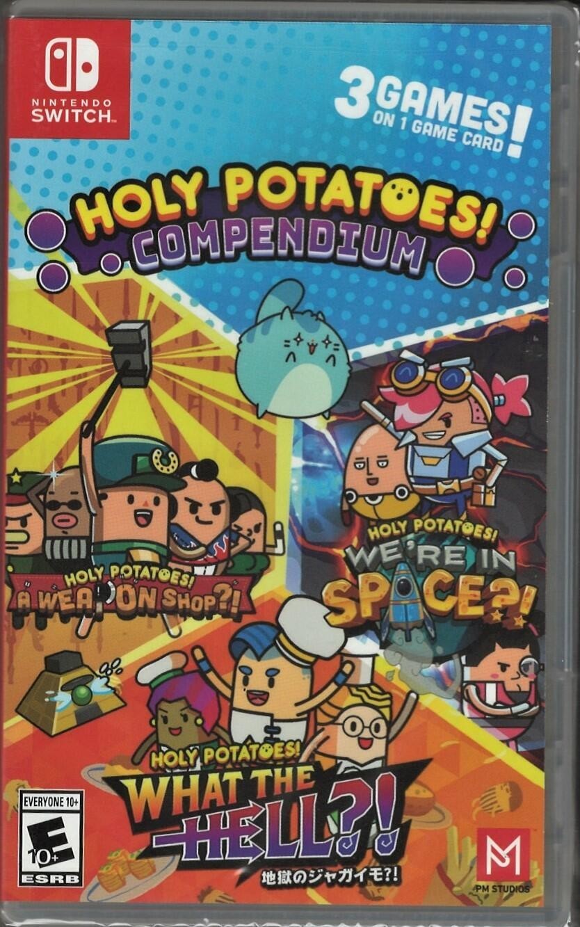 PRODUCT DETAILS 【商品情報】・商品名：Holy Potatoes! Compendium - Nintendo Switch・対応機種：ニンテンドースイッチ（Switch）・仕様：北米版（NTSC-U/C）・言語：英語【コン...