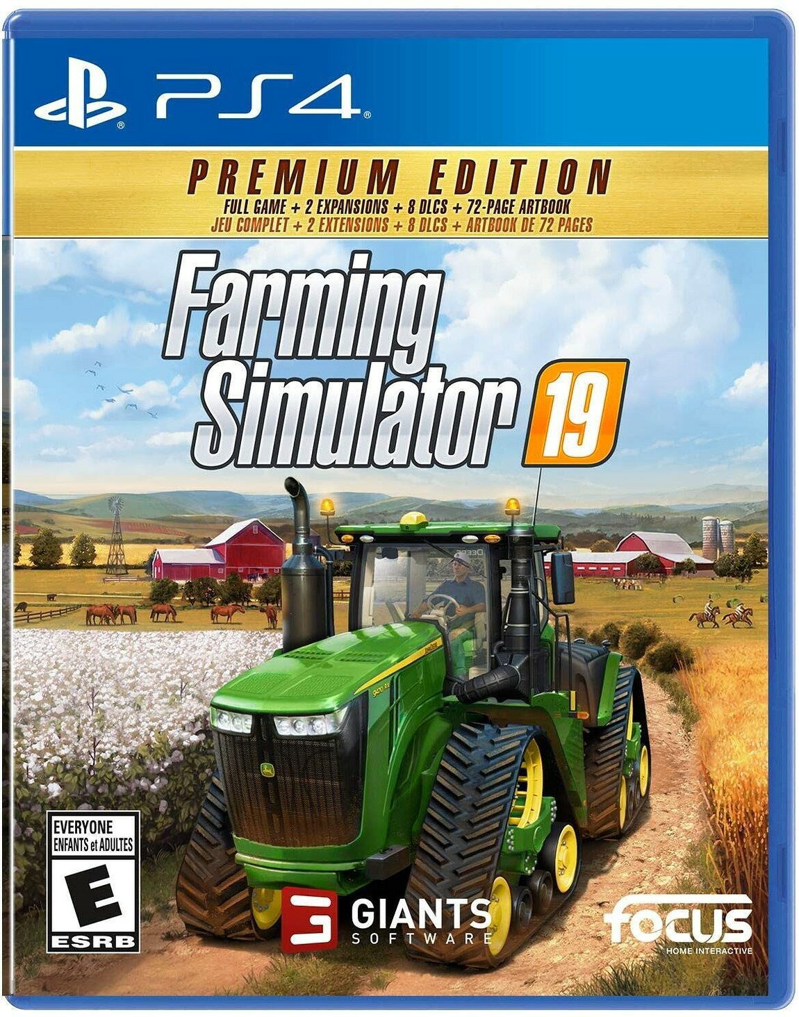PRODUCT DETAILS 【商品情報】・商品名：Farming Simulator 19: Premium Edition - PlayStation 4・対応機種：プレイステーション4（PS4）・仕様：北米版（NTSC-U/C）・言...