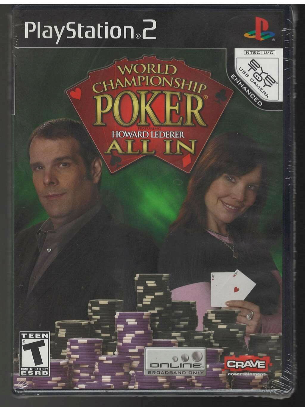 PRODUCT DETAILS 【商品情報】・商品名：World Championship Poker: All In PS2, (Brand New Factory Sealed US Version)・対応機種：プレイステーション2（P...