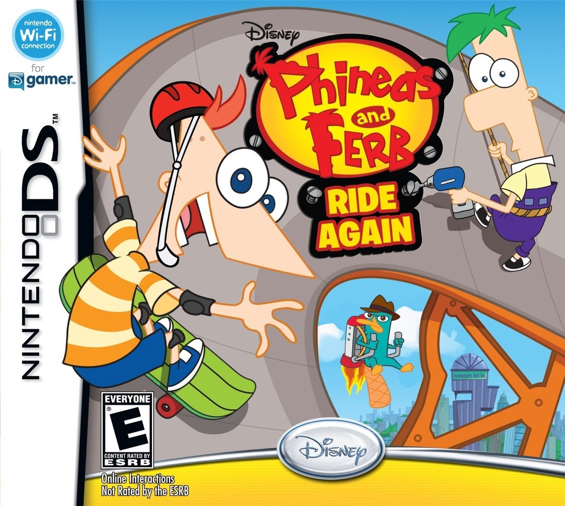 PRODUCT DETAILS 【商品情報】・商品名：Phineas and Ferb Ride Again - Nintendo DS・対応機種：ニンテンドーDS（DS）・仕様：北米版（NTSC-U/C）・言語：英語【コンディション】・新...