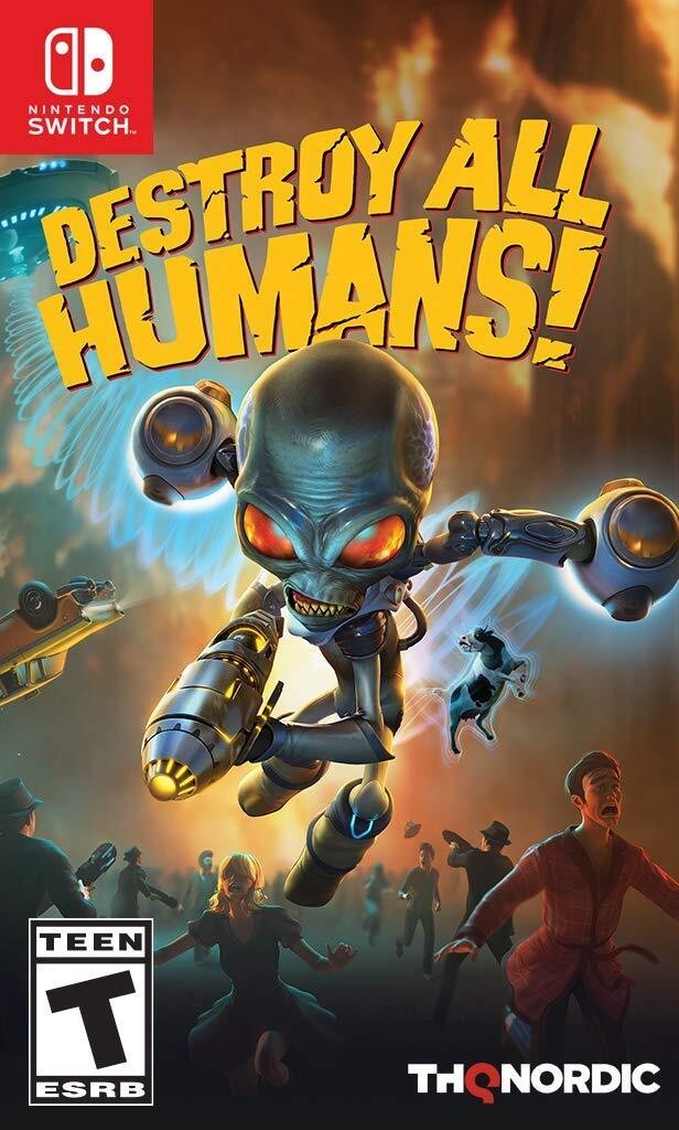 PRODUCT DETAILS 【商品情報】・商品名：Destroy All Humans! - Nintendo Switch・対応機種：ニンテンドースイッチ（Switch）・仕様：北米版（NTSC-U/C）・言語：英語【コンディション】...