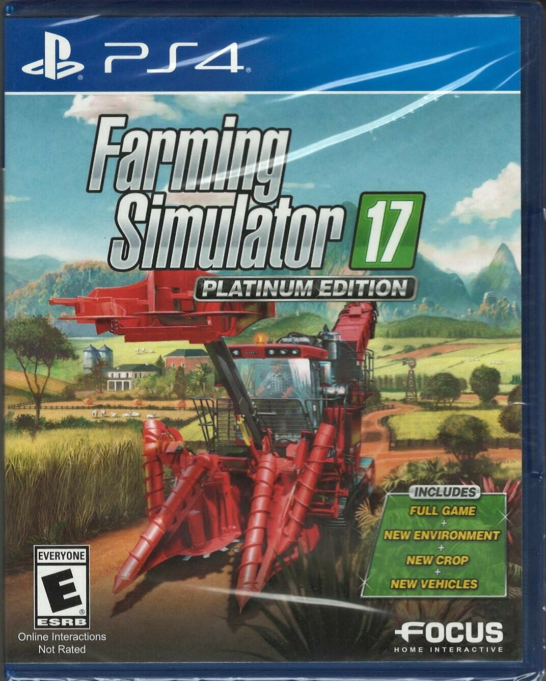 PRODUCT DETAILS 【商品情報】・商品名：Farming Simulator 17 Platinum Edition PS4 (Brand New Factory Sealed US Version)・対応機種：プレイステーショ...