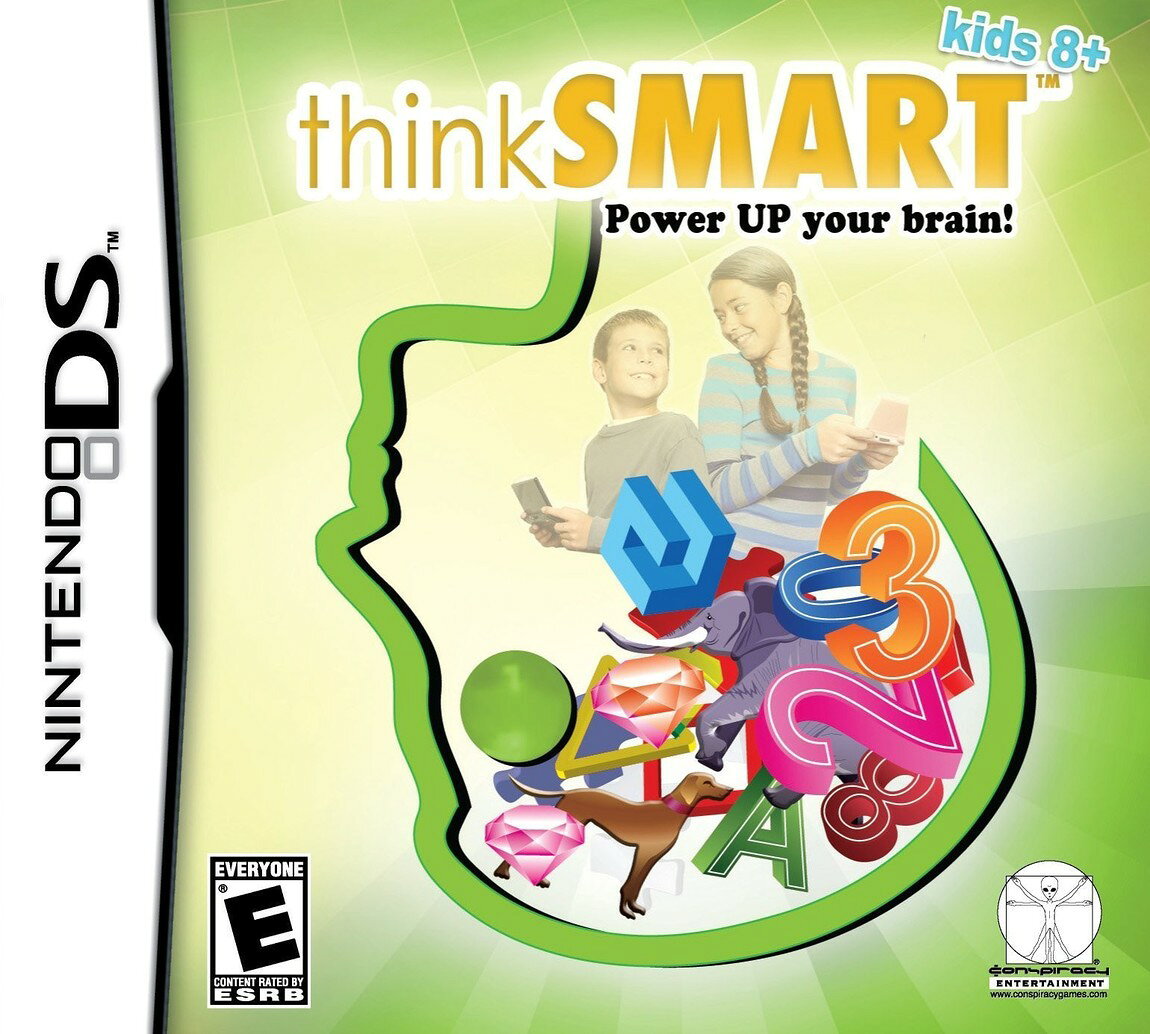 PRODUCT DETAILS 【商品情報】・商品名：thinkSmart Power Up your brain! Kids 8+ - Nintendo DS・対応機種：ニンテンドーDS（DS）・仕様：北米版（NTSC-U/C）・言語：英...